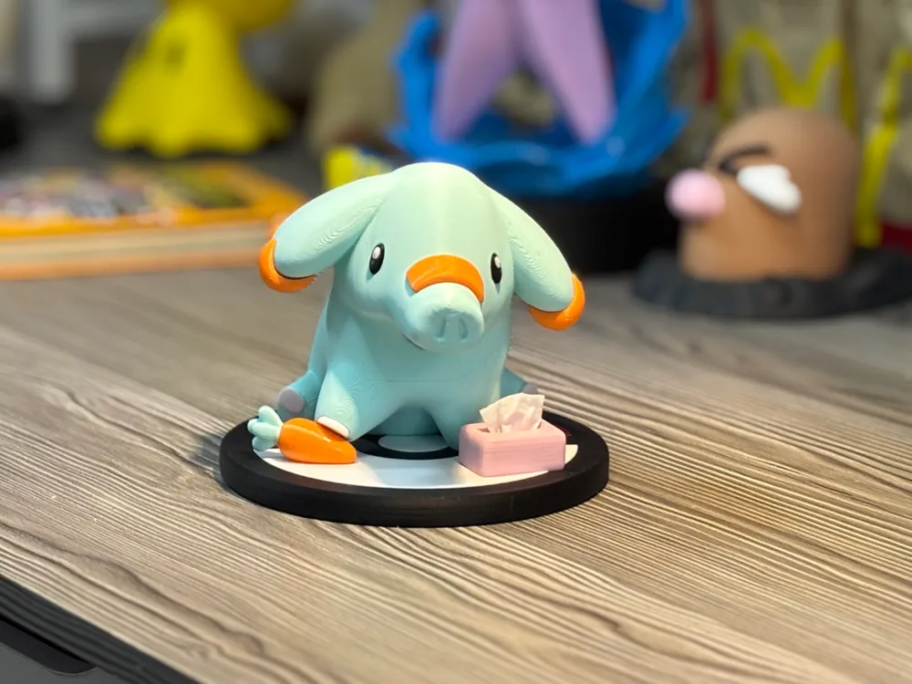 Kleiner Elefant Karotte-Taschentuchhalter tolles Themenszenenmodell ...