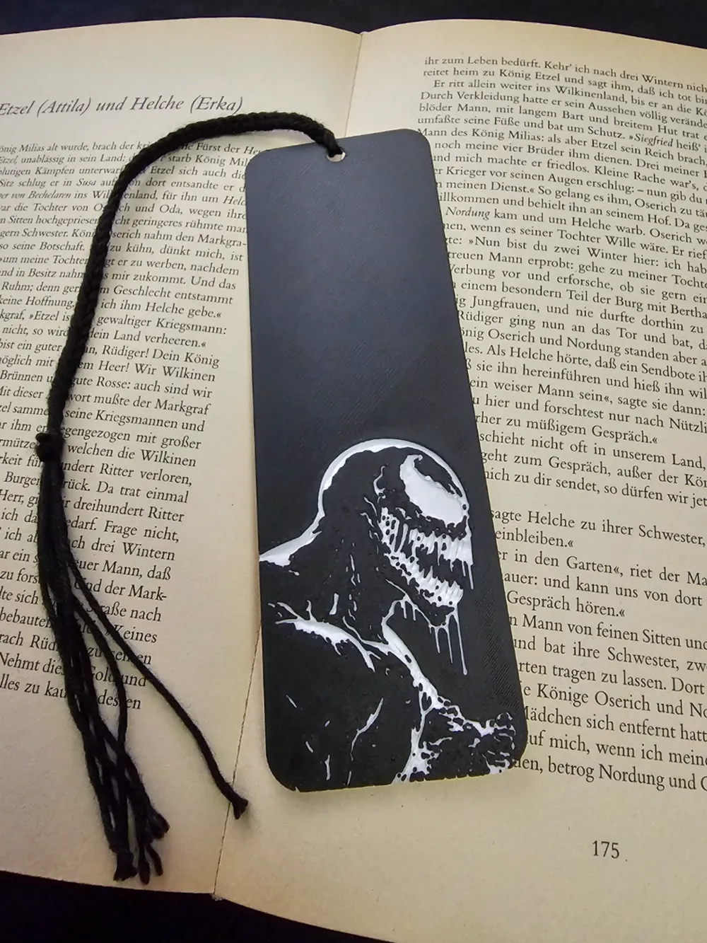 Venom Bookmark collection - HueForge by Think3D - MakerWorld