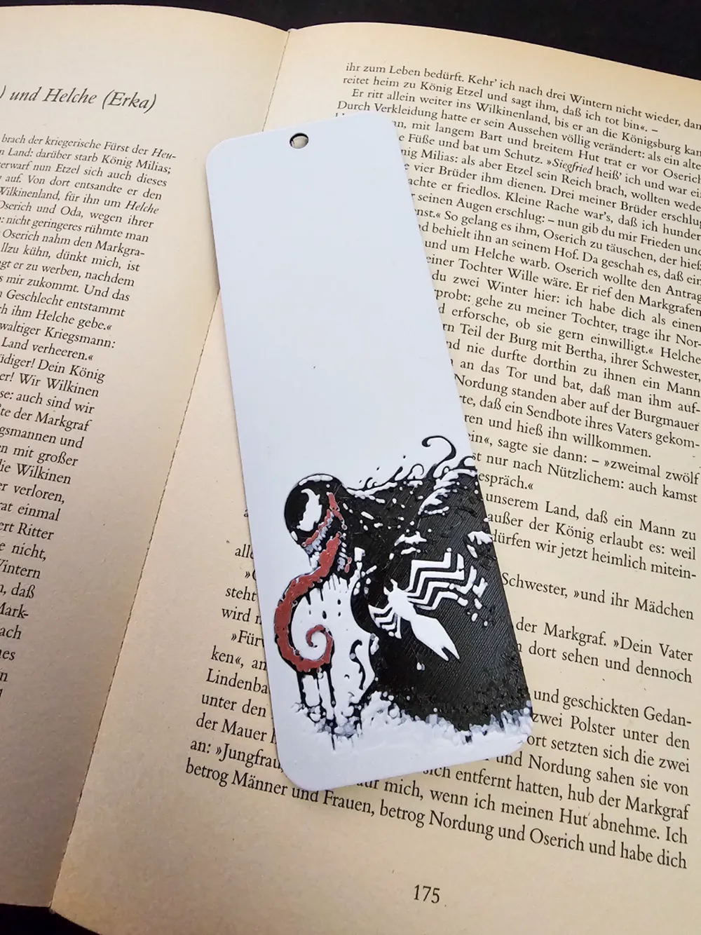 Venom Bookmark collection - HueForge by Think3D - MakerWorld