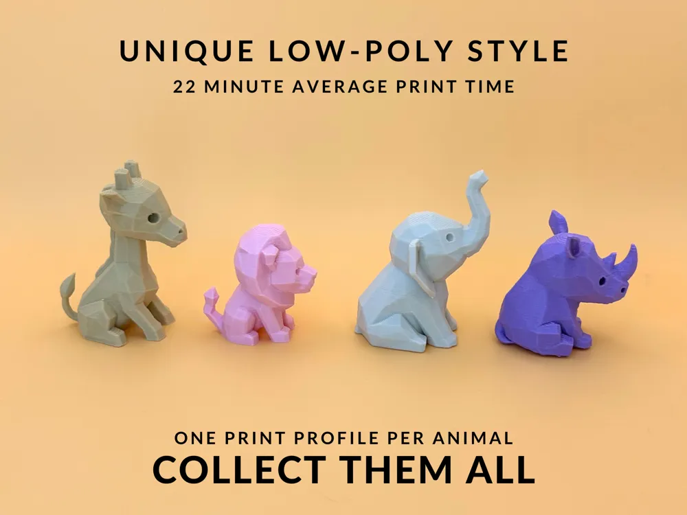 Conjunto de Mini Figuras Lindas - Edición Safari por Rusty Tractor ...