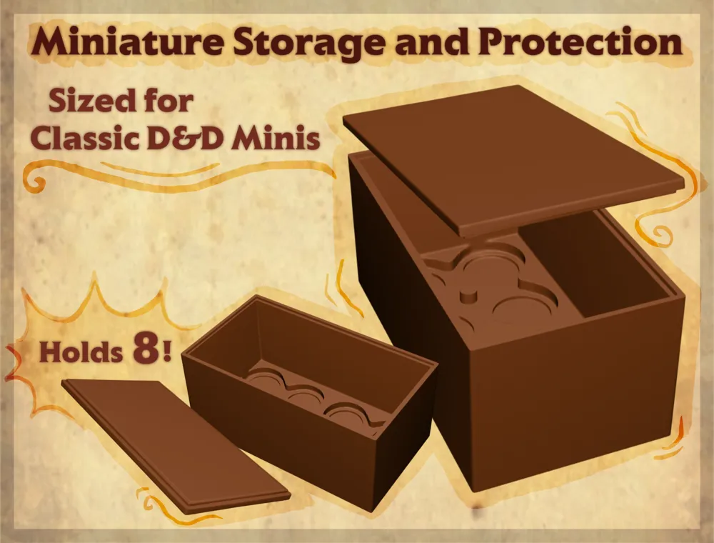 TTRPG Miniature Storage Box - Free 3D Print Model - MakerWorld