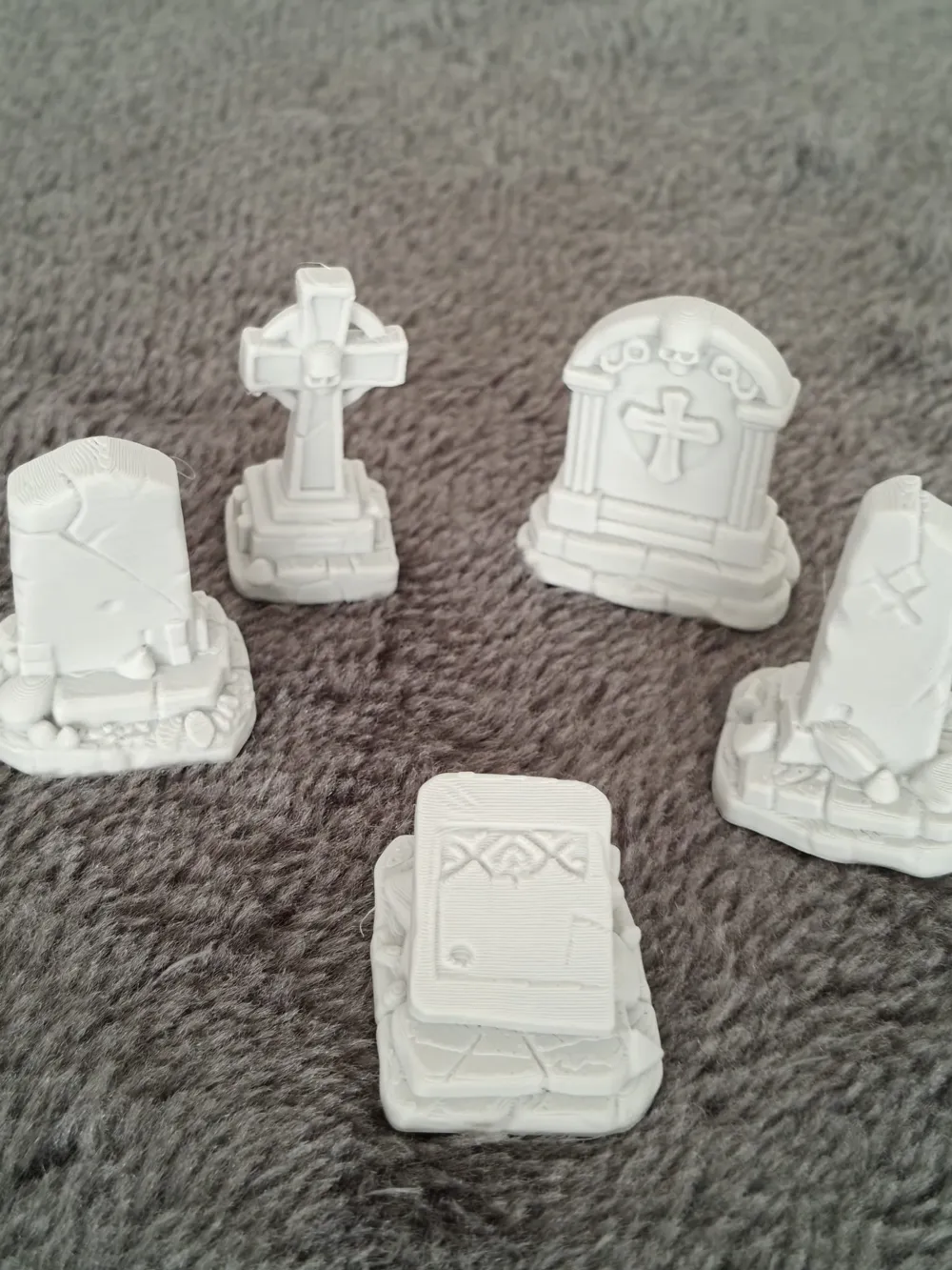 DnD gravestone set terrain prop - Free 3D Print Model - MakerWorld