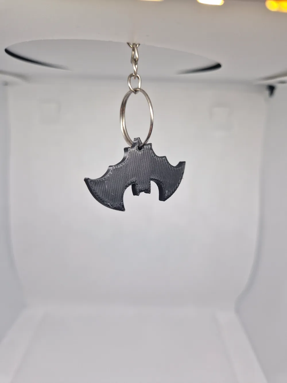 Upside Down Bat Halloween Keyring by OkJellyFish - MakerWorld