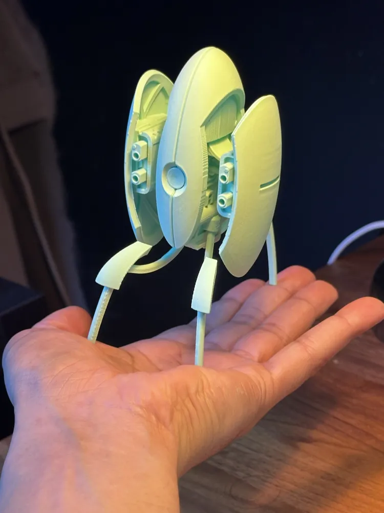 Portal Turret, easy to assemble with guide. No ams - Free 3D Print ...