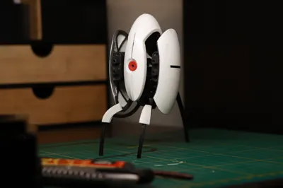 Portal Turret, easy to assemble with guide. No ams - Free 3D Print ...