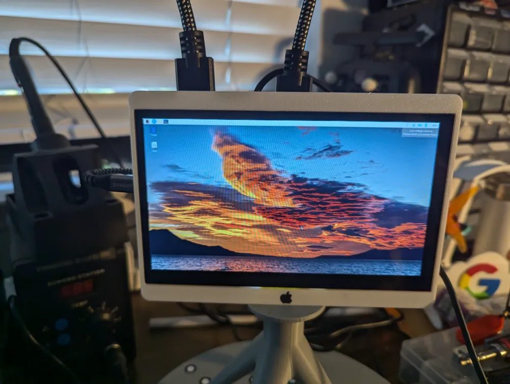 Sleek 7-Inch Case for Raspberry Pi Touchscreen by Jerry Xie MakerWorld ...