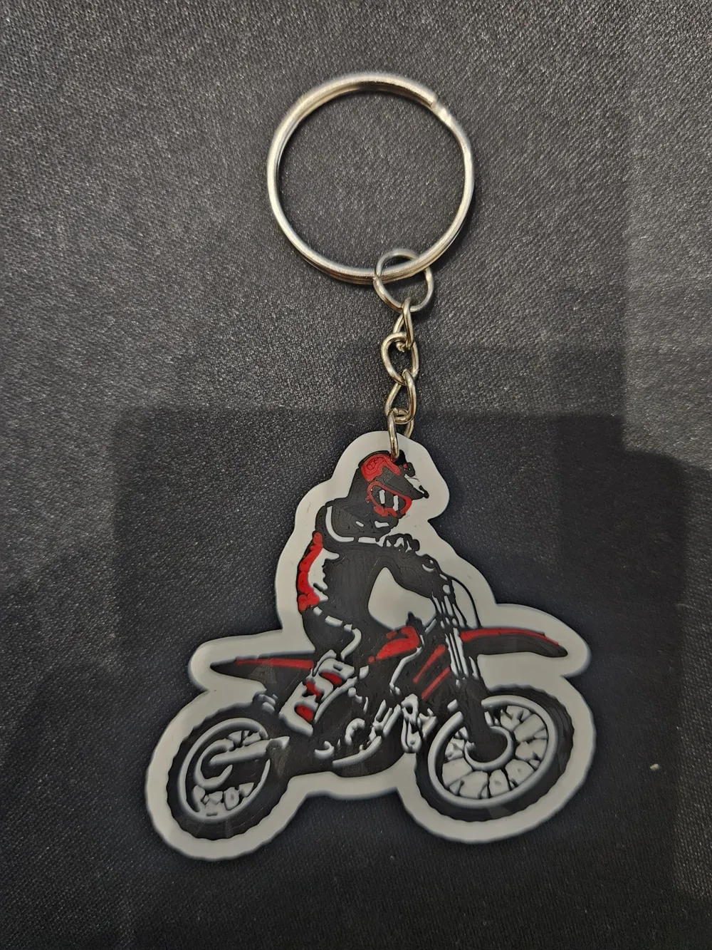 Motocross Keychain by king motors MakerWorld: Download Free 3D Models