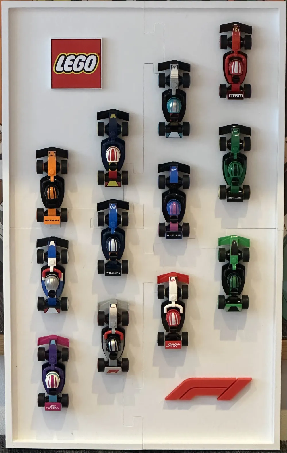 F1 Brick Minifigure Display Frame No AMS CMF by SireMentos5 MakerWorld ...