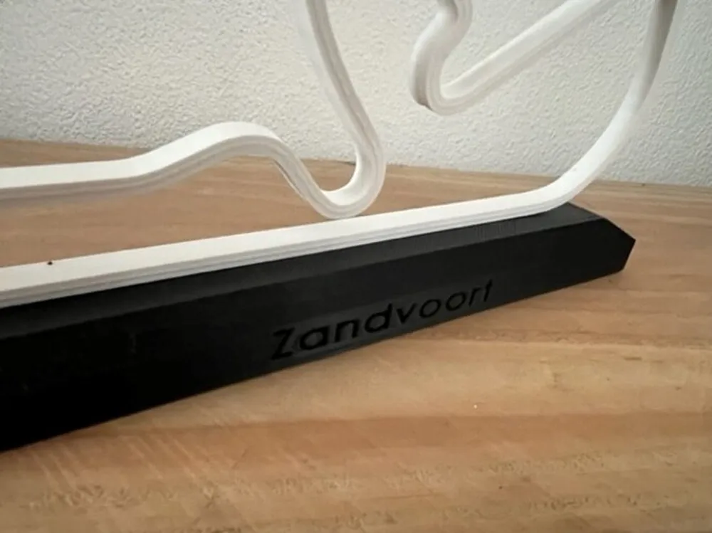 Circuit Zandvoort F1 Sculpture Dutch Grand Prix - Free 3D Print Model ...