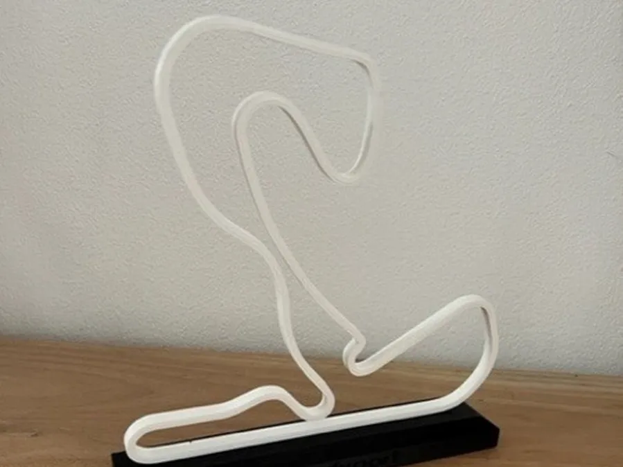 Circuit Zandvoort F1 Sculpture Dutch Grand Prix - Free 3D Print Model ...