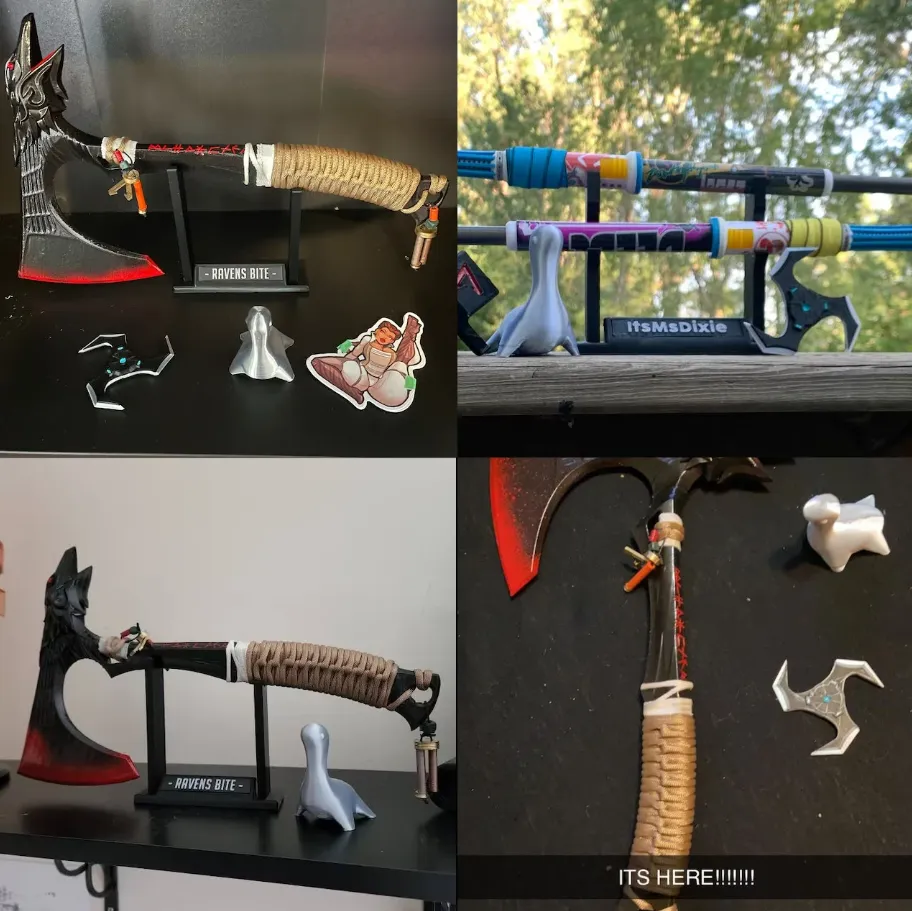 Apex Legends Bloodhound Ravens Bite Axe Heirloom - Free 3D Print Model ...