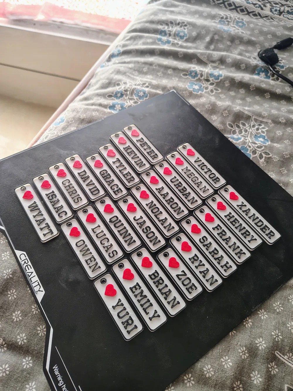 valentine keychain - Free 3D Print Model - MakerWorld