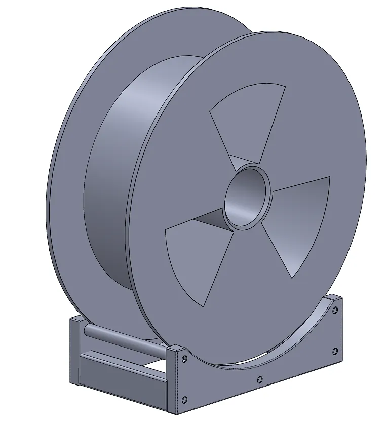 Filament Spool Rewinder 2-3 Kg by MBerg MakerWorld: Download Free 3D Models