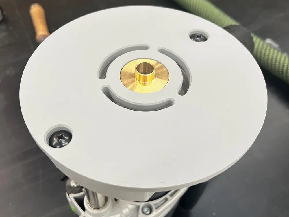 Brass Router Template Case + Festool OF1400 Plate by One Maker Show ...