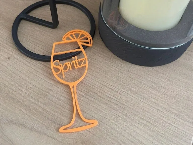 Decorazione Spritz - Modello di stampa 3D gratuito - MakerWorld