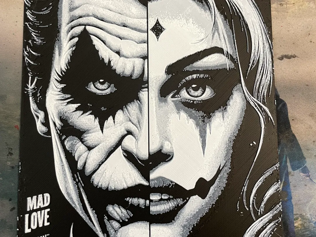 hueforge Joker - Harley Quinn - Modèle d'Impression 3D Gratuit - MakerWorld