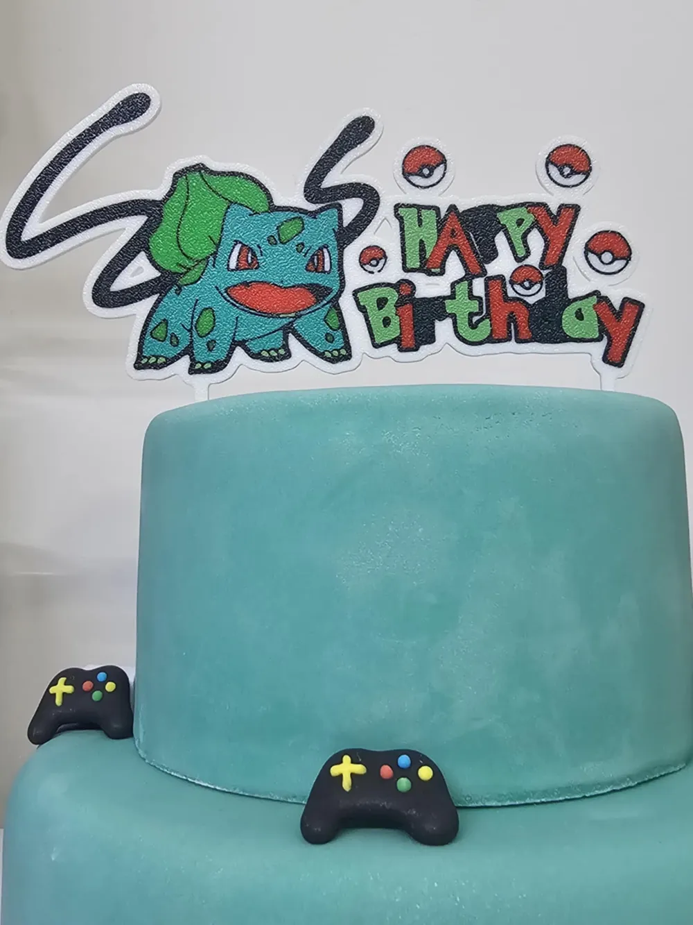 Bulbasaur happy birthday cake topper by 3dToppers MakerWorld: Download ...