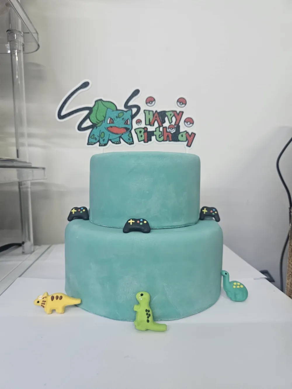 Bulbasaur happy birthday cake topper by 3dToppers MakerWorld: Download ...