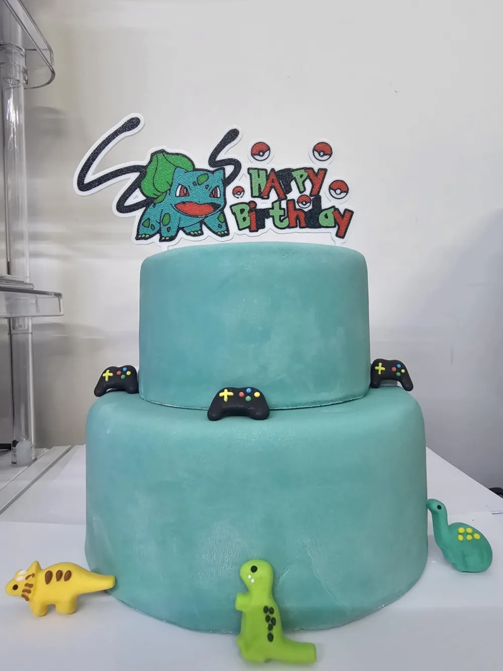 Bulbasaur happy birthday cake topper by 3dToppers MakerWorld: Download ...