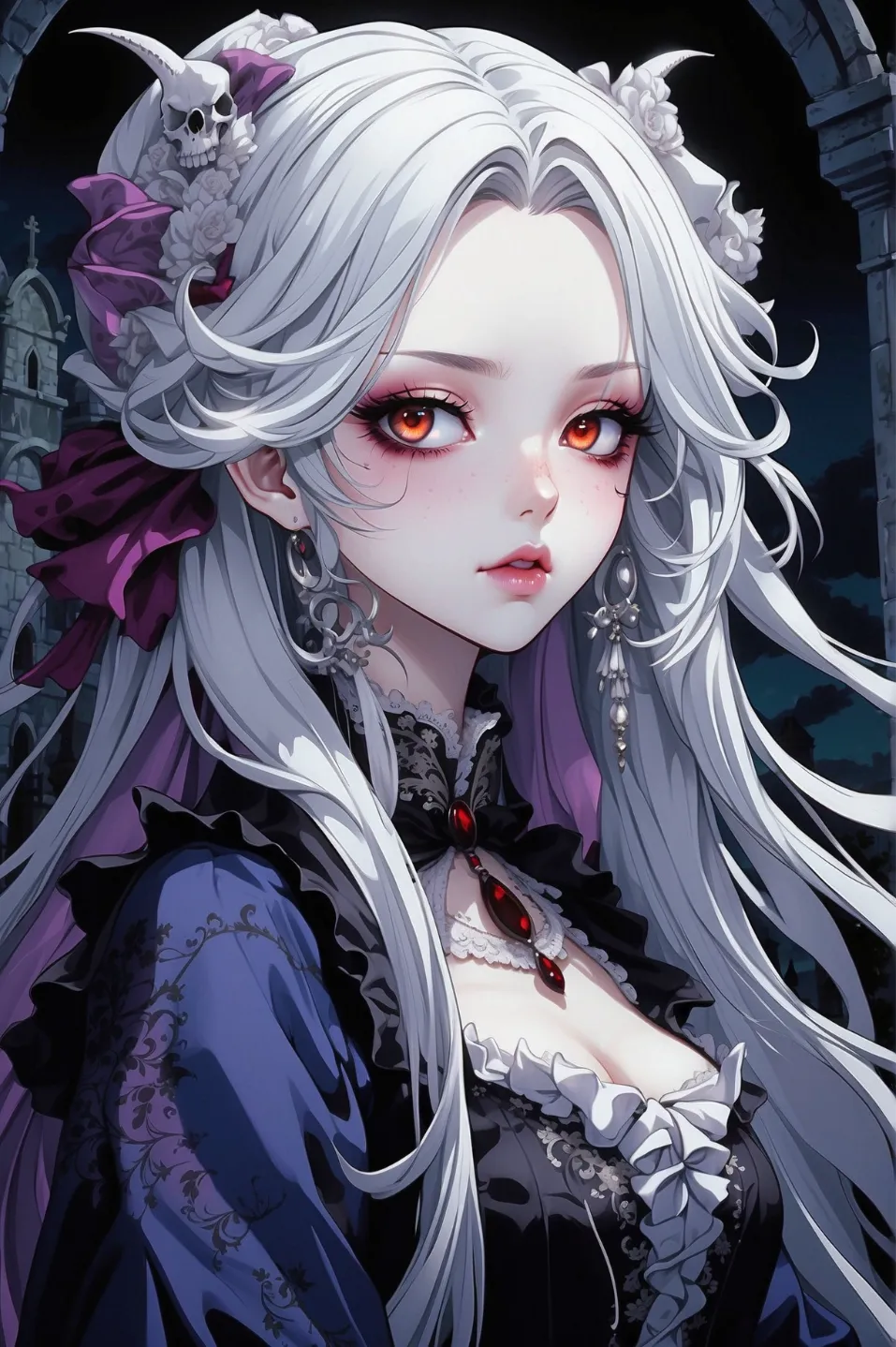 Gothic Anime Girl by Proper3dprints - MakerWorld