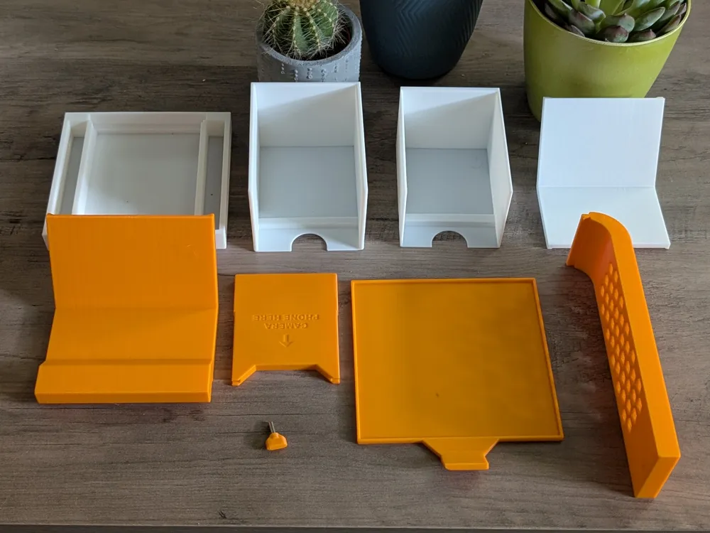 Card Scanner Base /w Adjustable Phone Stand by k2thestank🇨🇦 MakerWorld ...