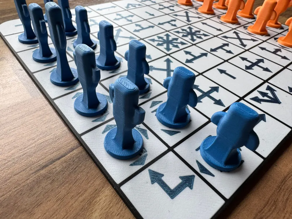 Checkmate the Smarty-Pants"/"Smess: the Ninnys Chess" by First_Base MakerWorld: Download Free 3D ...