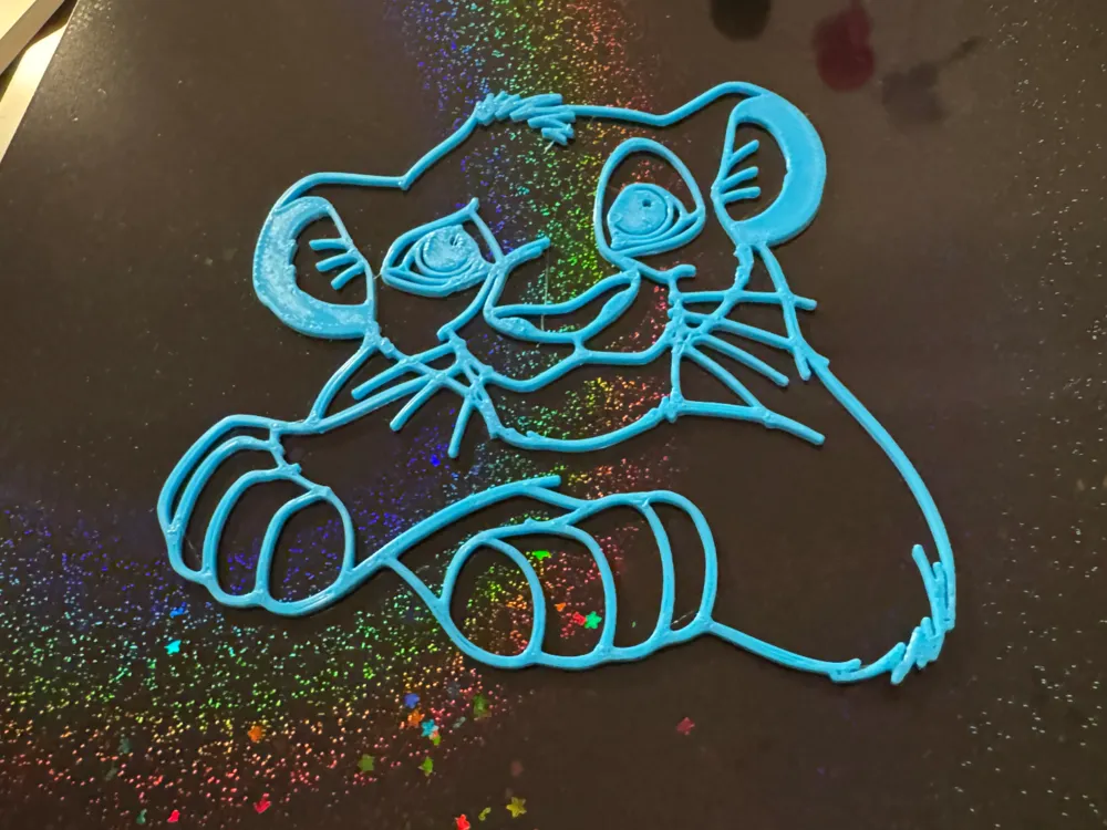 Simba - The lion King 2d decor by John Connor MakerWorld: Download Free ...