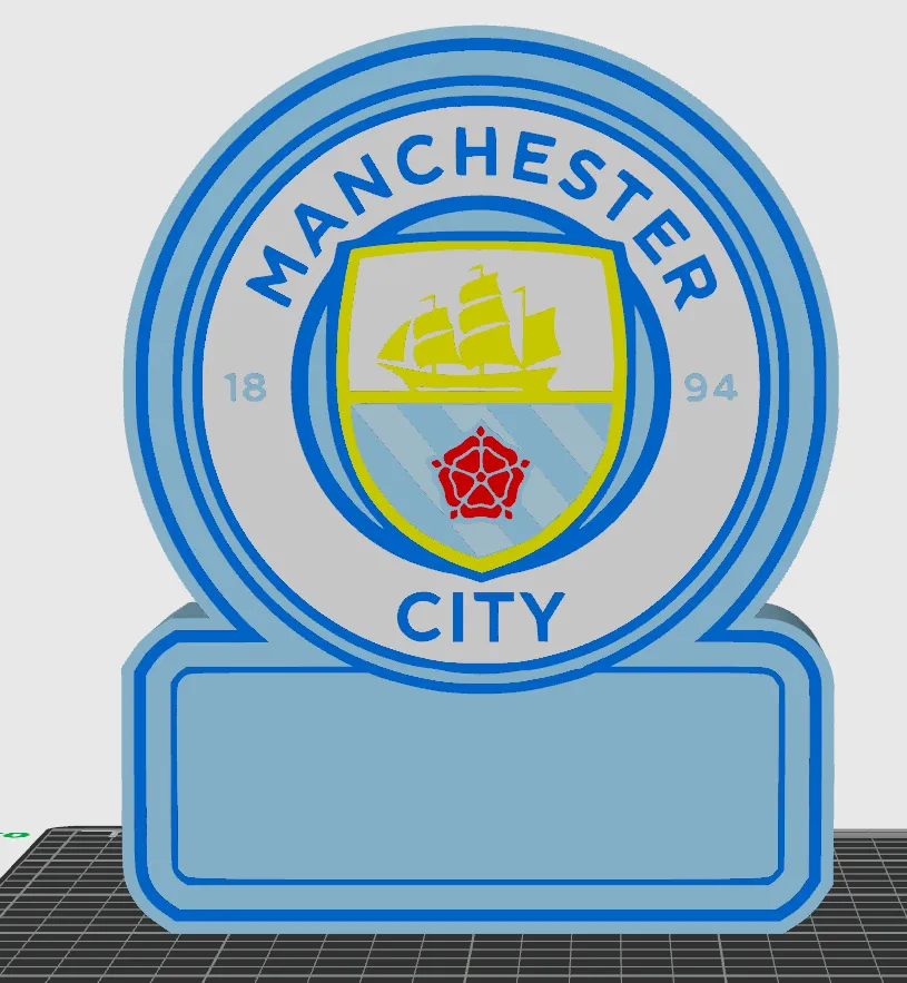 Man City light box by flavour.vapess - MakerWorld