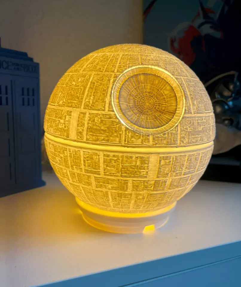 Wunderschöne Ikea Lampe Todesstern Aufkleber Fotos