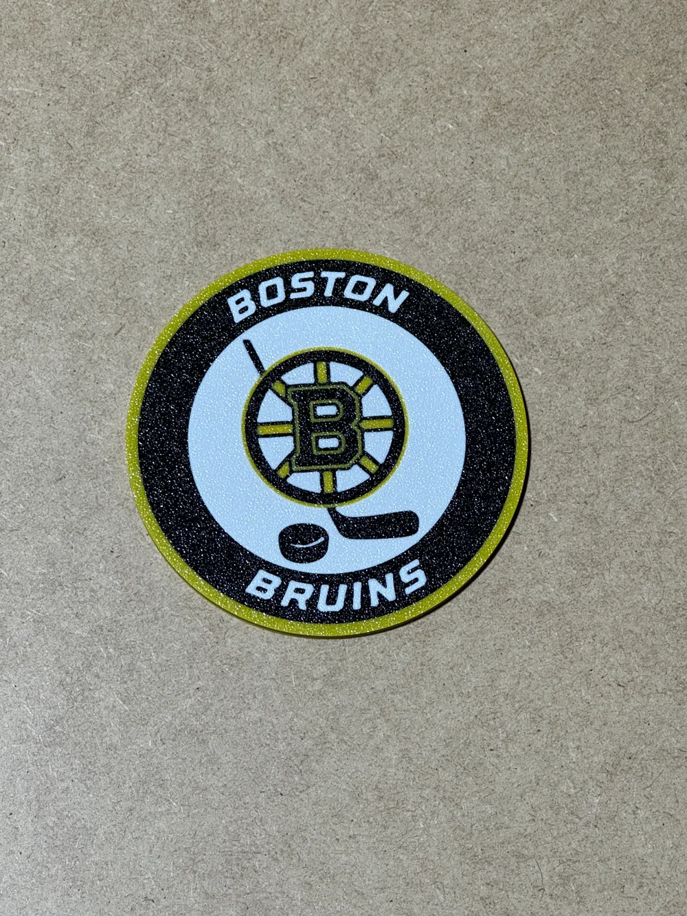 Boston Bruins NHL Logo Custom Design Coaster by JabHook - MakerWorld