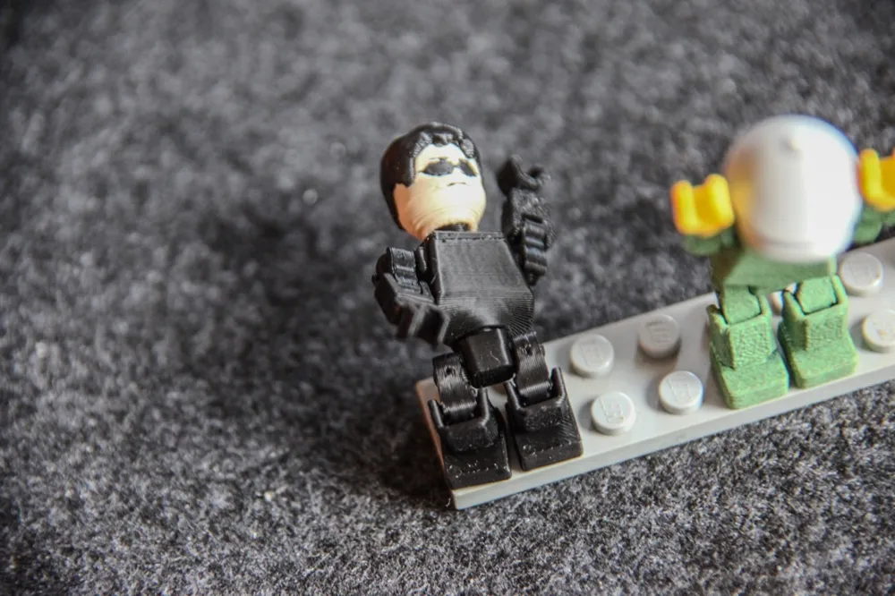 Legos inspired action minifigure - Free 3D Print Model - MakerWorld