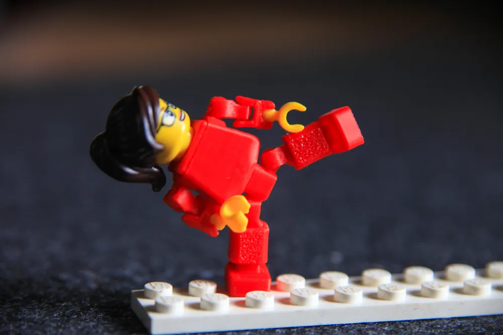 Legos inspired action minifigure - Free 3D Print Model - MakerWorld