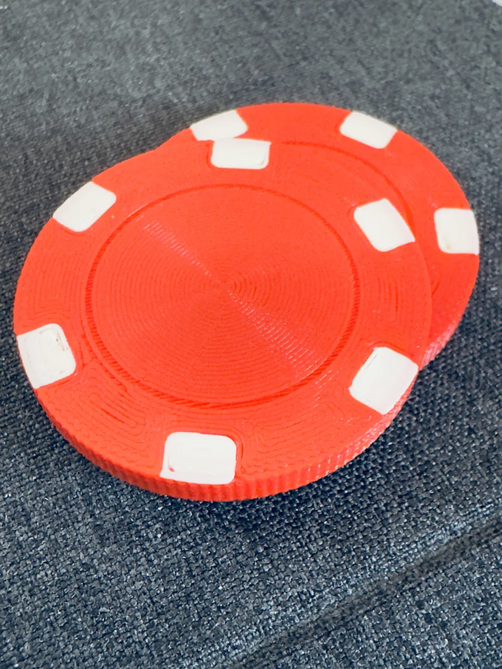 Poker Chip Fidget Toy - Free 3D Print Model - MakerWorld