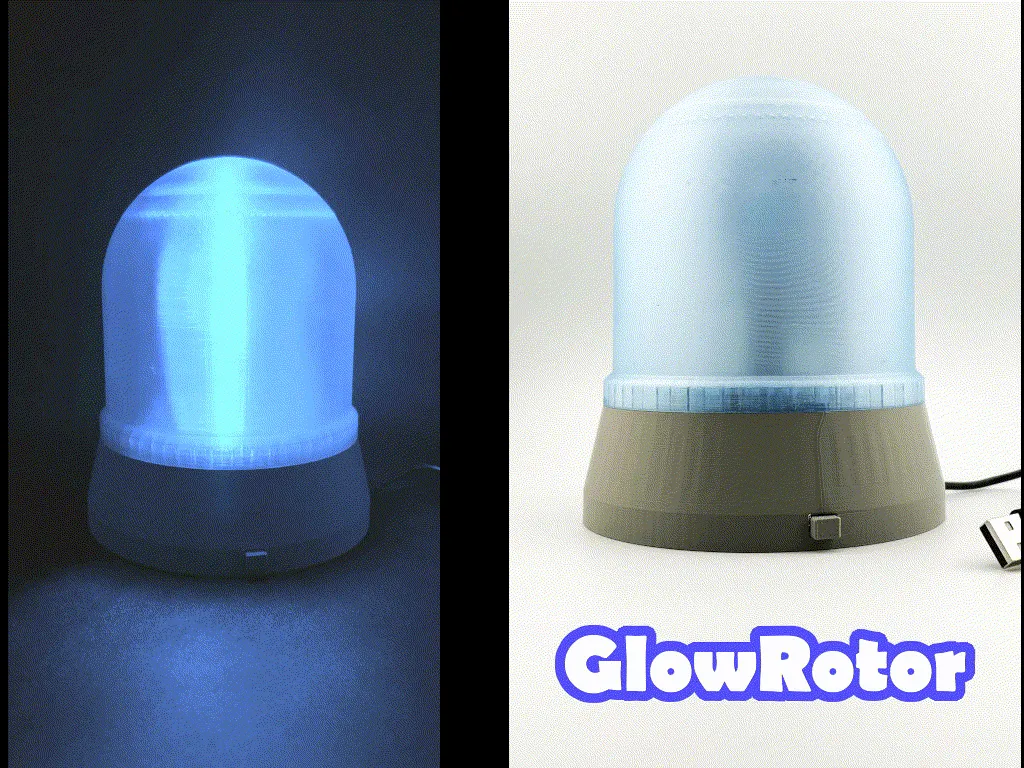 GlowRotor – Rotating Beacon Light by 💡DJX Lab💡 MakerWorld: Download ...