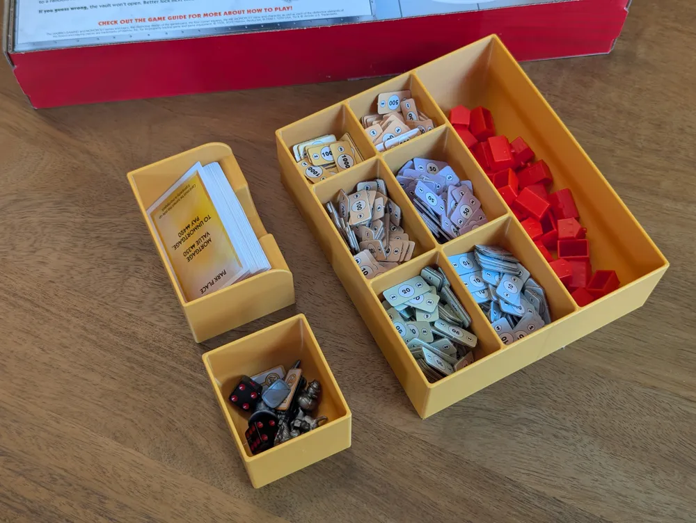 Monopoly Secret Vault Storage Insert by Aaron Milam MakerWorld ...