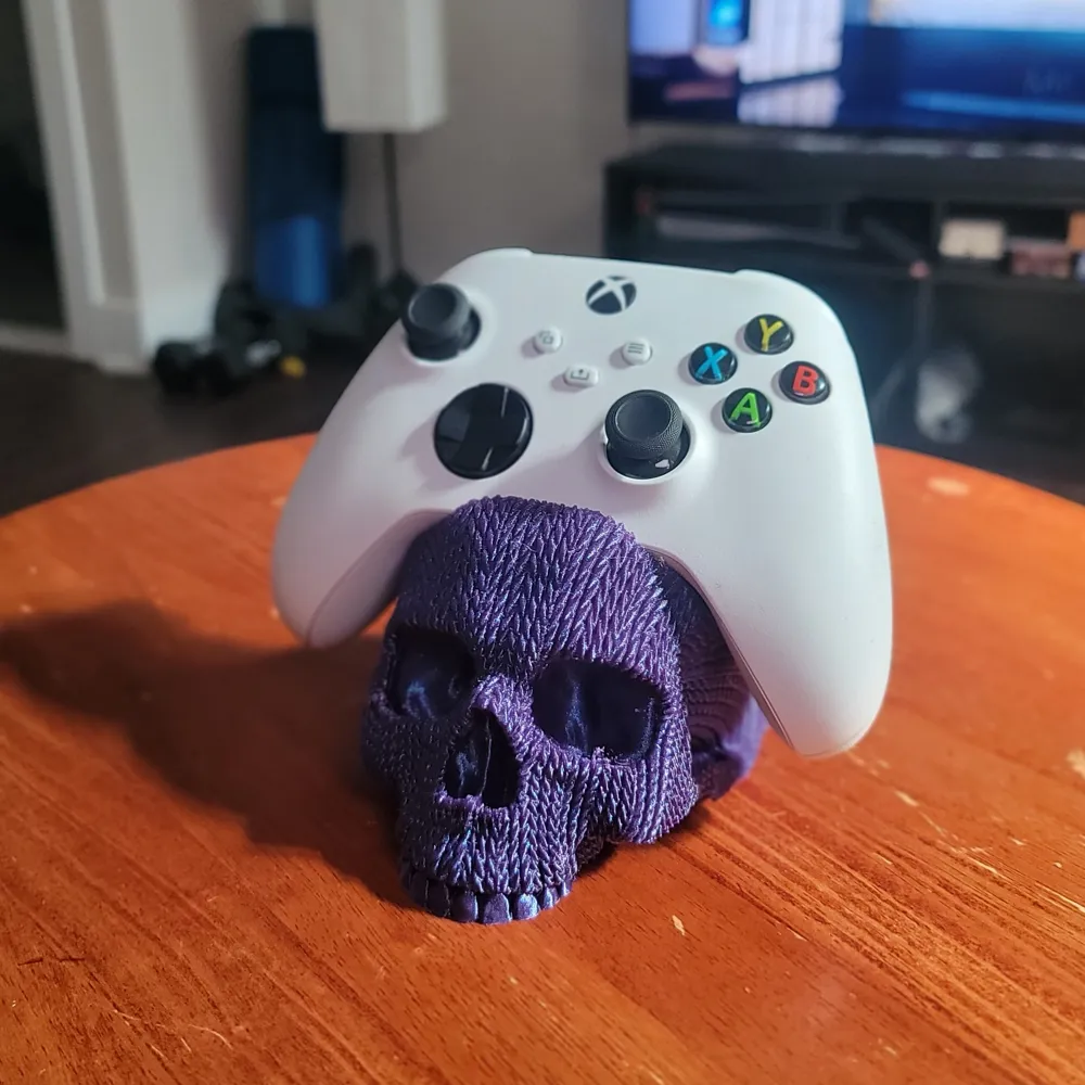 KNITTED SKULL CONTROLLER HOLDER || Xbox Series X/S by UnchainedHobbies ...