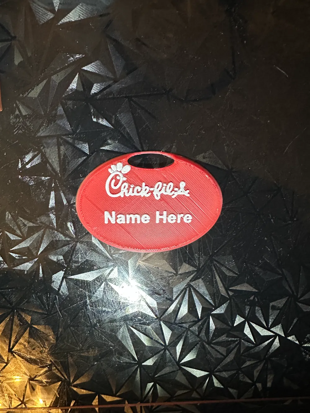 Chick-Fil A Name tag by Valner MakerWorld: Download Free 3D Models
