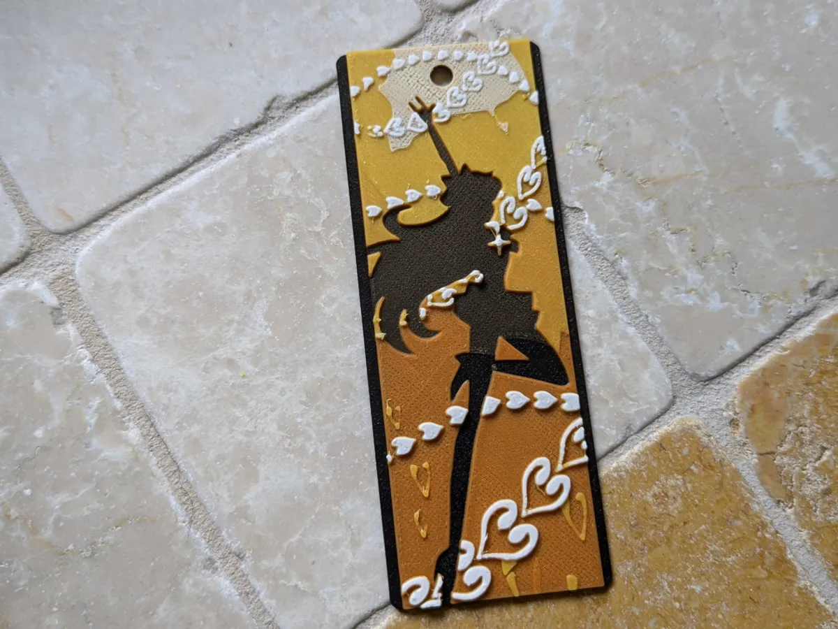 Sailor Venus Bookmark - Hueforge - Free 3D Print Model - MakerWorld
