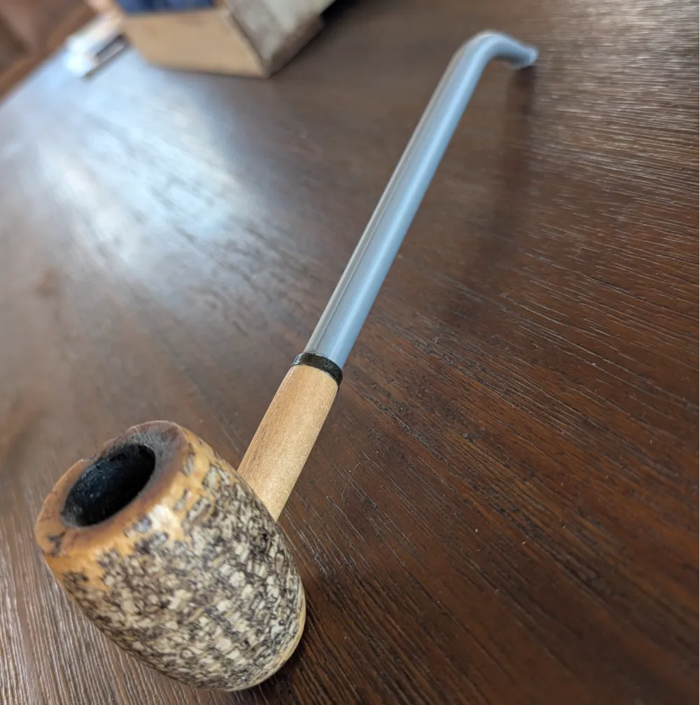 churchwarden Style Pipe Stem 9mm Fitting by SeeTurtle - MakerWorld