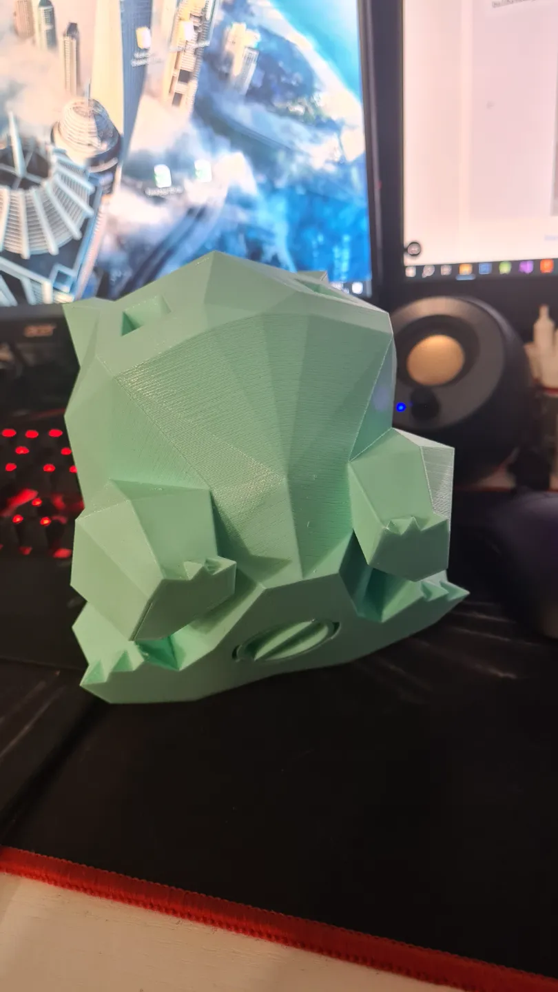 Pokemon Bulbasaur low poly pokemon piggy bank coin - Free 3D Print ...