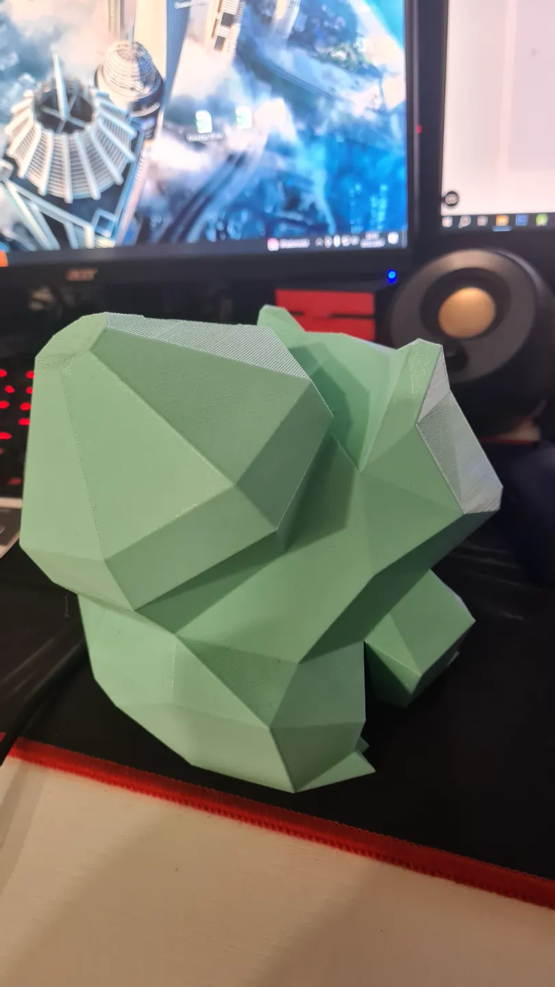 Pokemon Bulbasaur low poly pokemon piggy bank coin - Free 3D Print ...