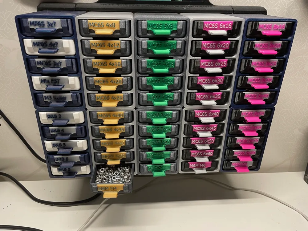 Small Drawer Sorting System by Virrgott MakerWorld: Download Free 3D Models