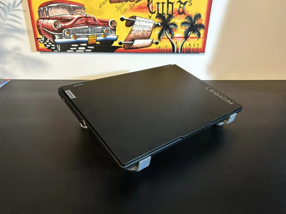 16" Laptop Stand with Bambu Lab Feet - Free 3D Print Model - MakerWorld