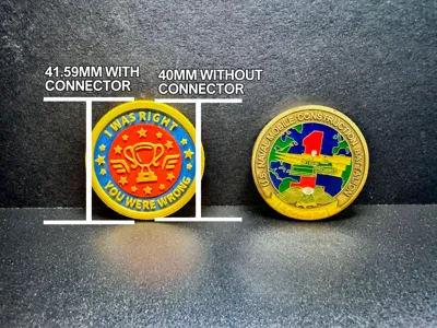 Joke Commemorative Coins (with editable templates) by Kopp3D MakerWorld ...