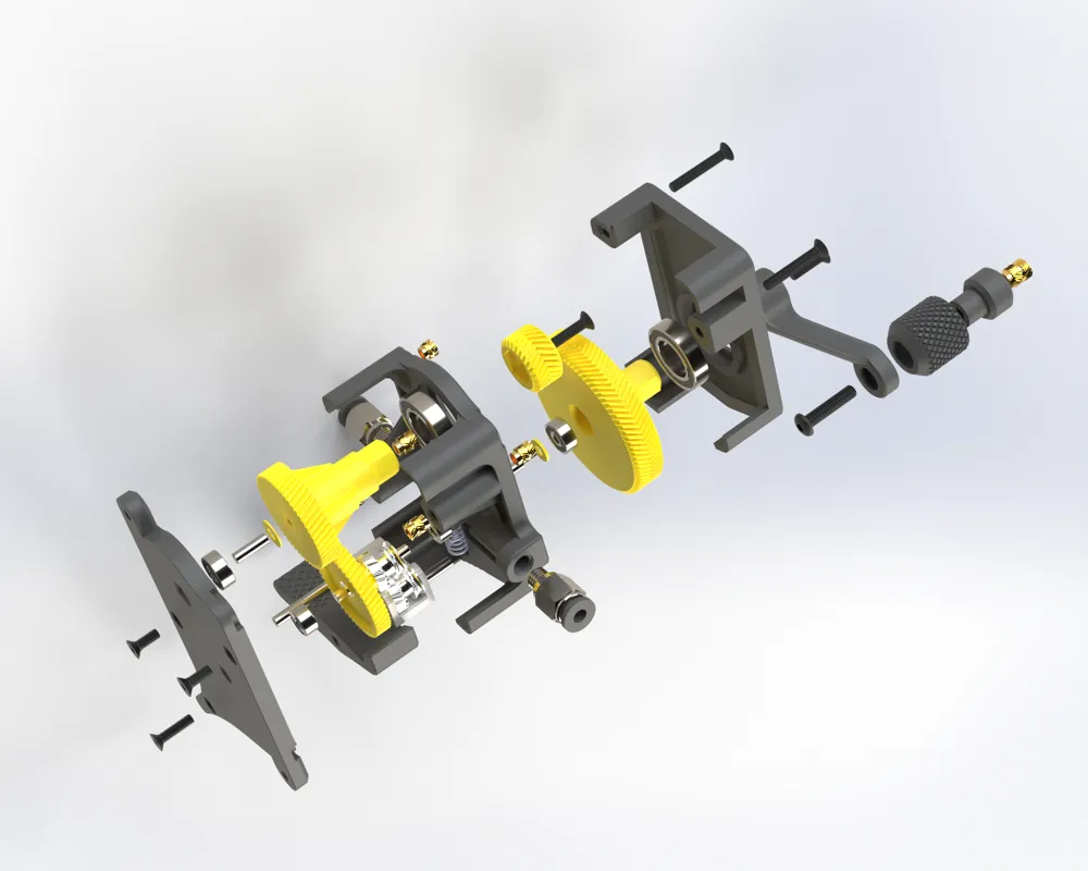 Accelerated Manual Filament Feeder - MakerWorld 3D Model | 3Drop