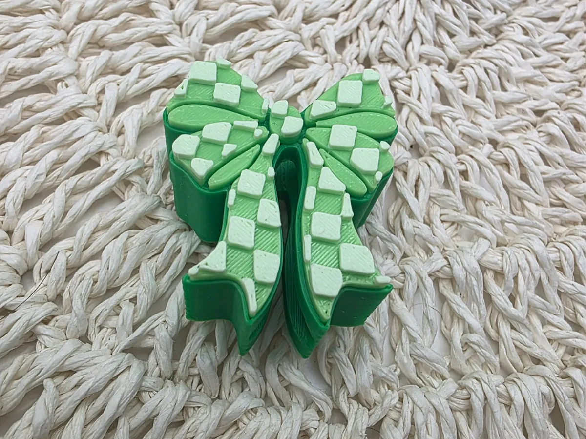 Retro Bow Straw Topper - Free 3D Print Model - MakerWorld