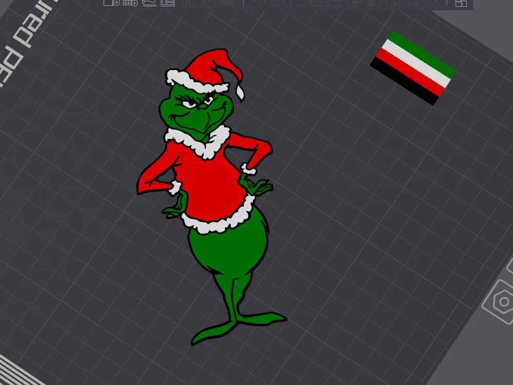 The Grinch Colored by kennyb - MakerWorld