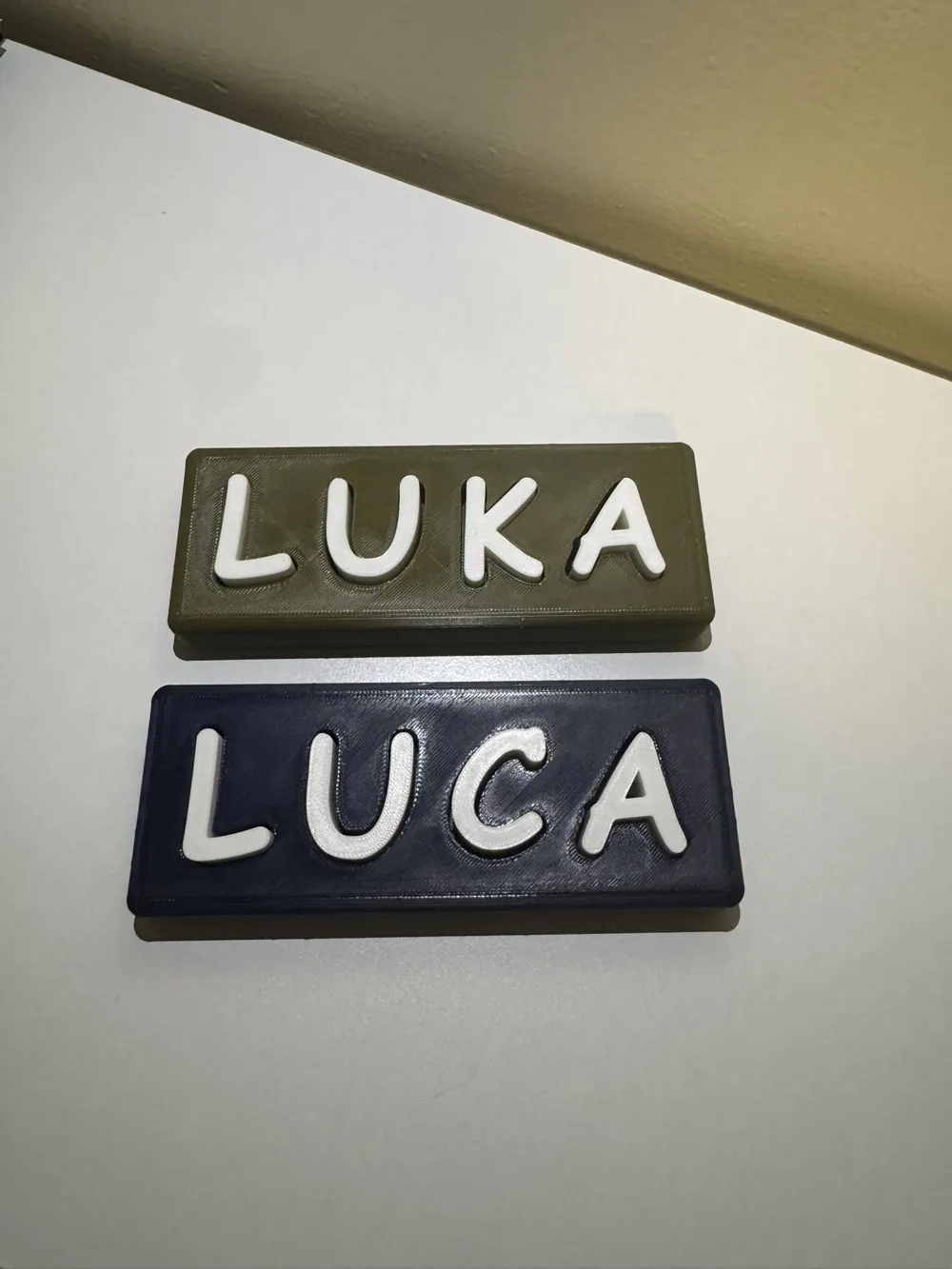 LUCA/LUKA - Name Puzzle - Free 3D Print Model - MakerWorld