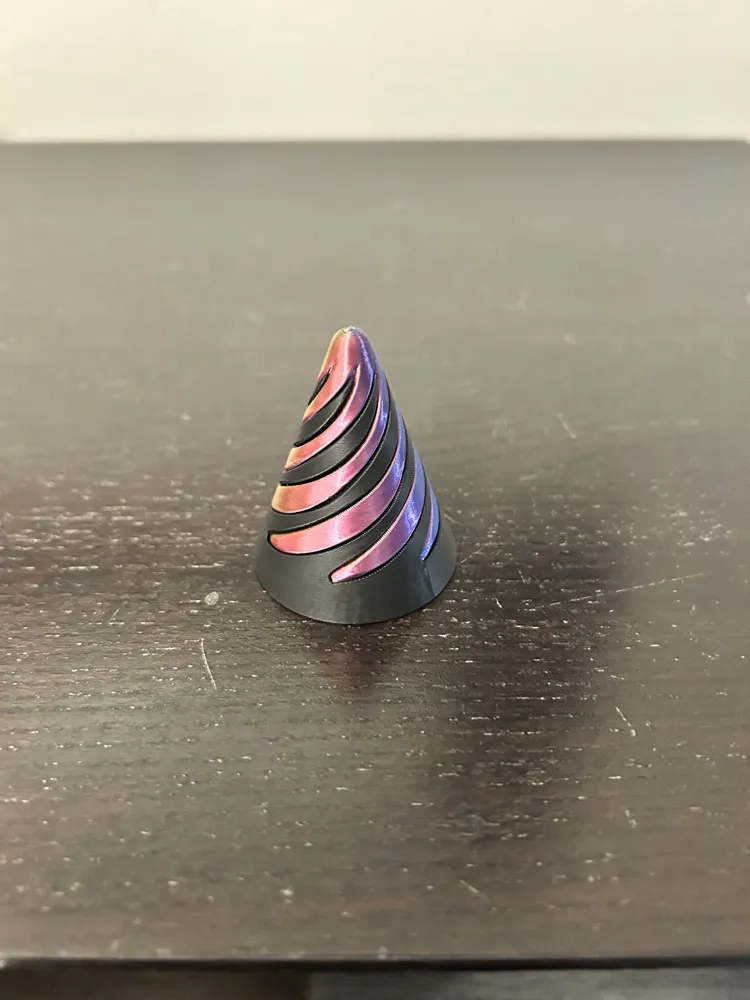 Spiral Cone Fidget - Free 3D Print Model - MakerWorld