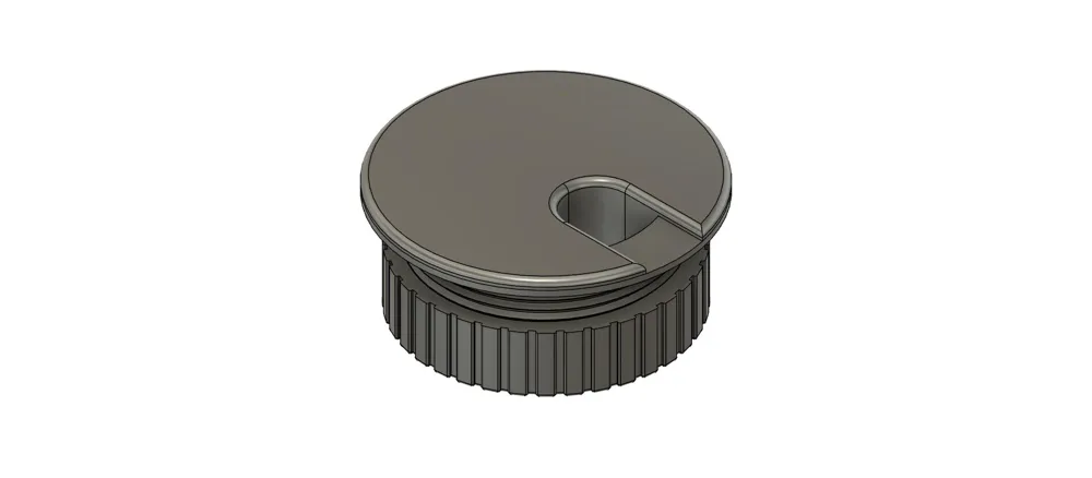 Threaded Desk Grommet by Hergie Prints - MakerWorld